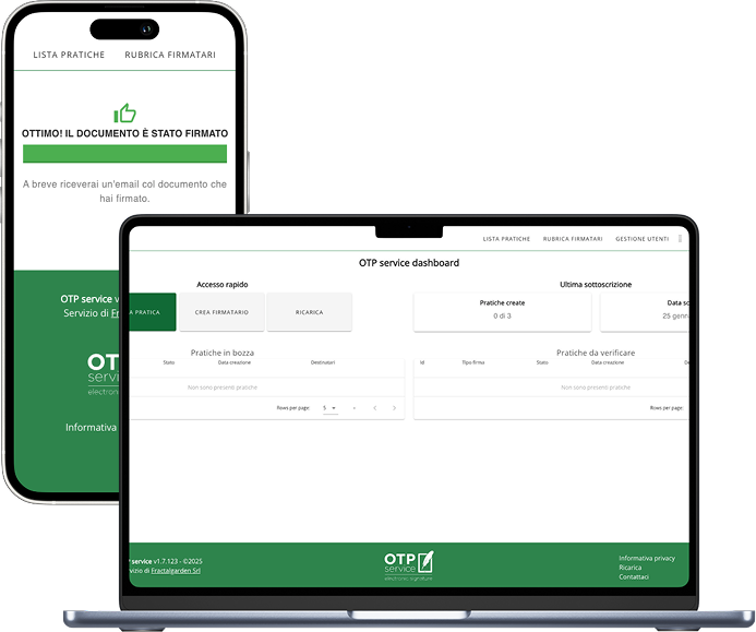 OTP Service | Firma contratti per la tua azienda